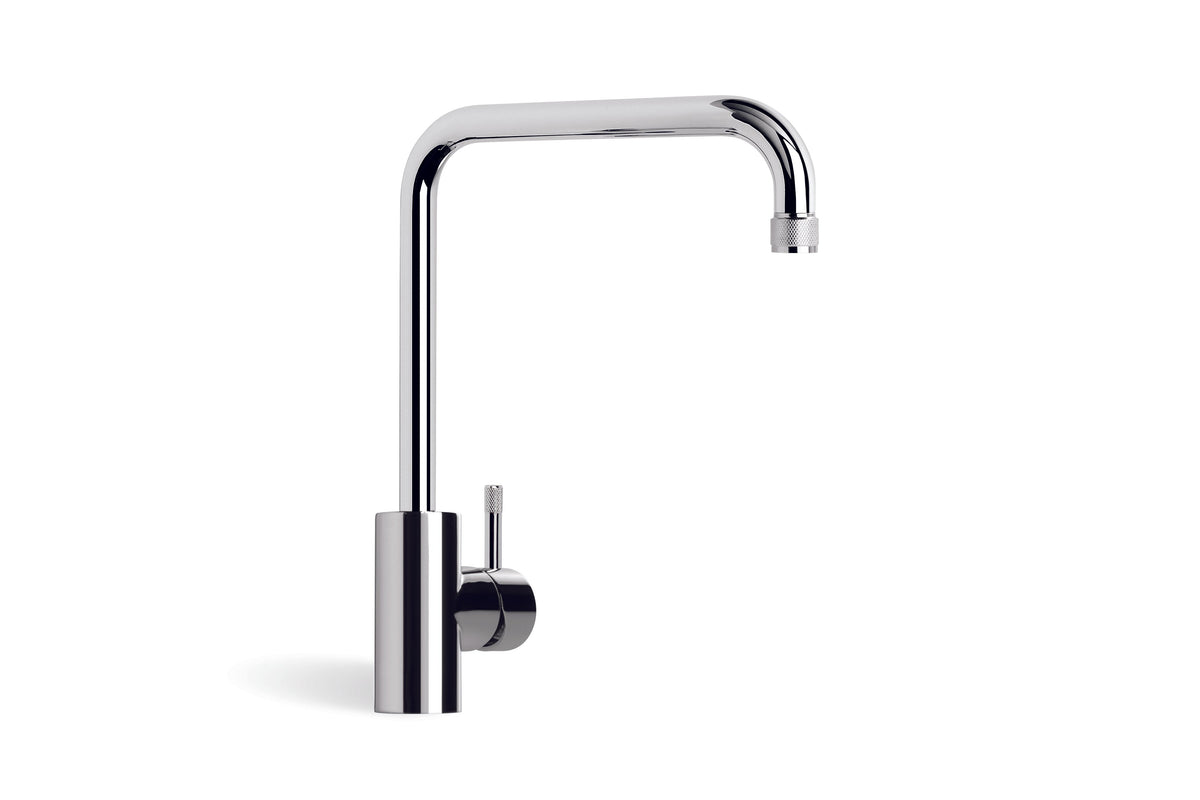 Yokato Kitchen Mixer Single Knurled Lever with Square swivel Spout (Ch ...
