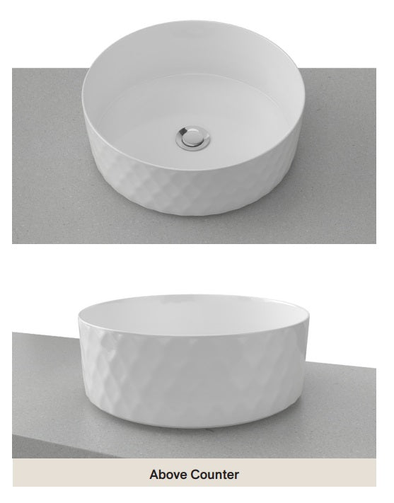 Timberline Diamond Basin (Gloss White) — The Bathroom Biz