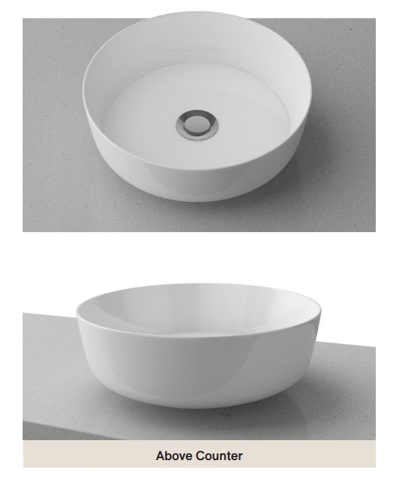 Timberline Gem Basin (Gloss White) — The Bathroom Biz