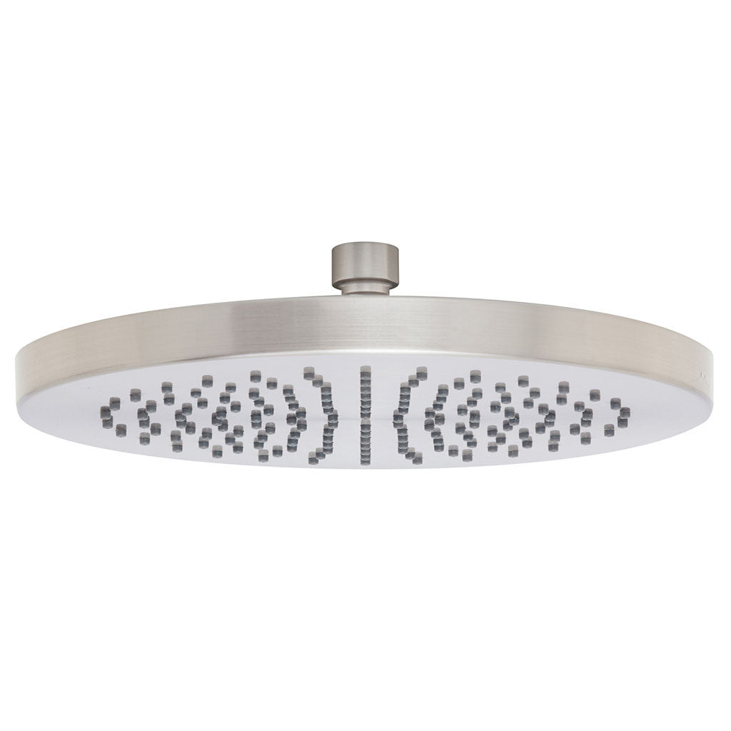 Vivid Shower Rose 240mm (Round) (Brushed Nickel) | The Bathroom Biz