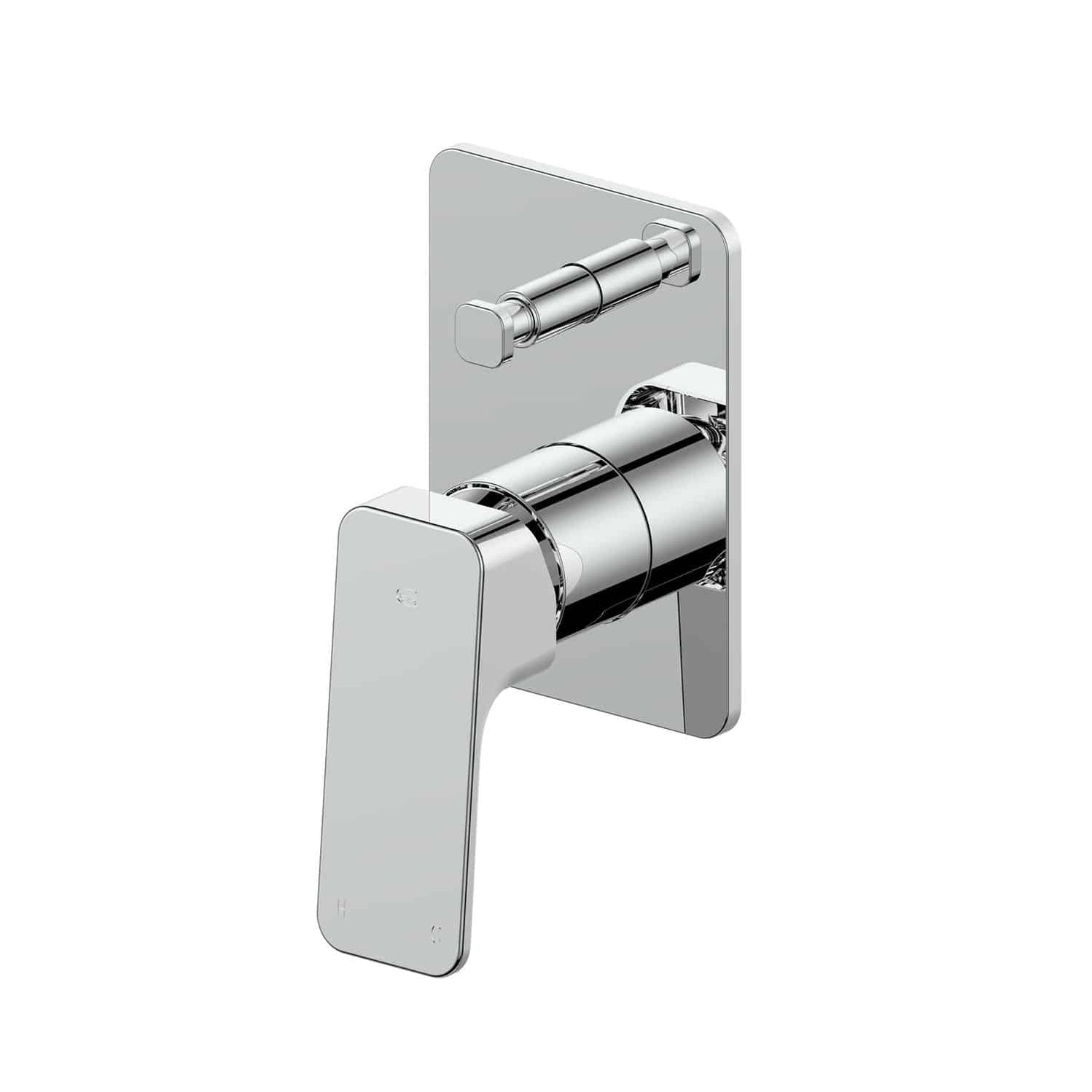 Swept Wall Mixer with Diverter (Multiple Finish Options) — The Bathroom Biz