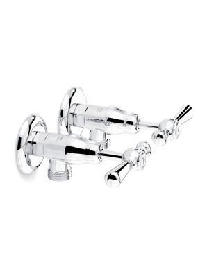 Cascade Washing Machine Tap Pair, C. Disc, Lever | The Bathroom Biz